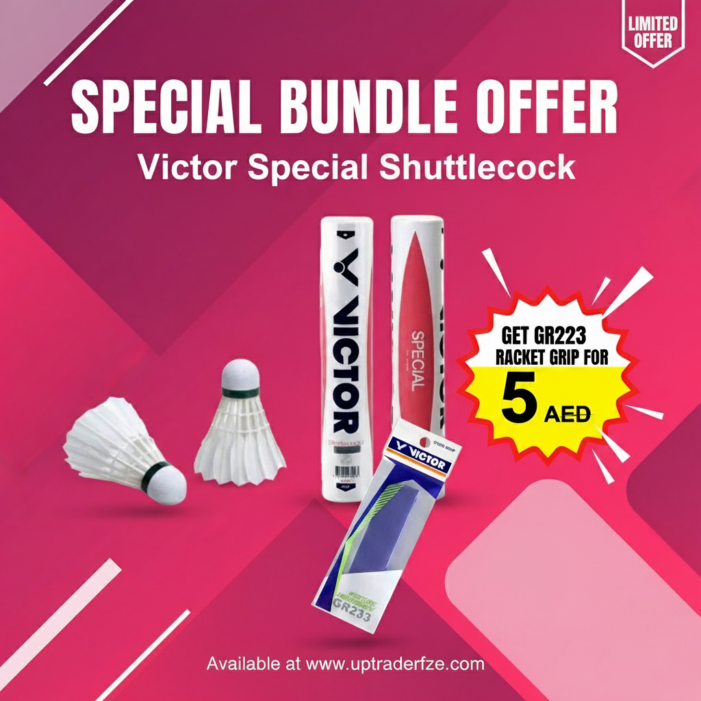 Buy Victor Special Shuttlecock and Get GR233 Racket Grip for 5 AED ...